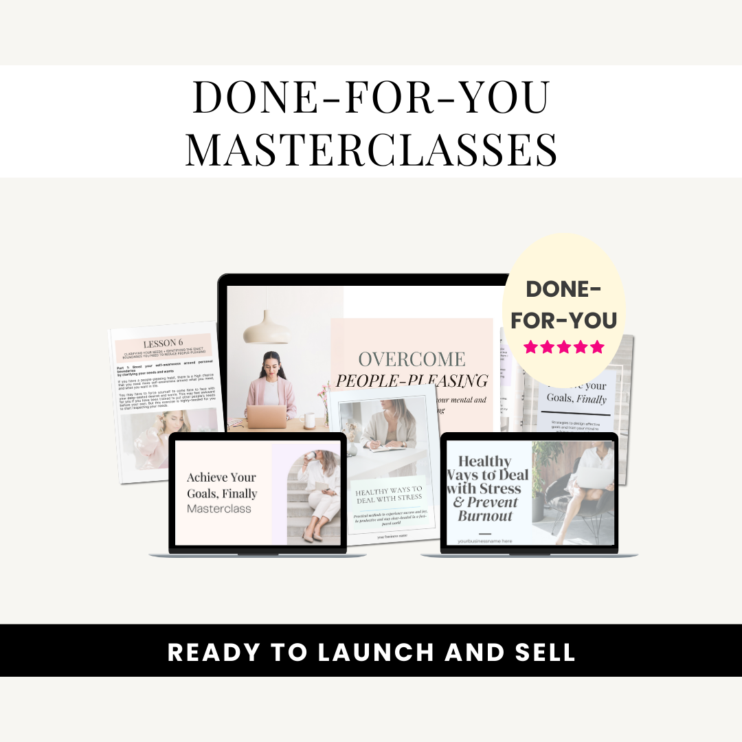 Done-for-you Courses & Masterclasses – Life Coaching Tools by Shikah Anuar